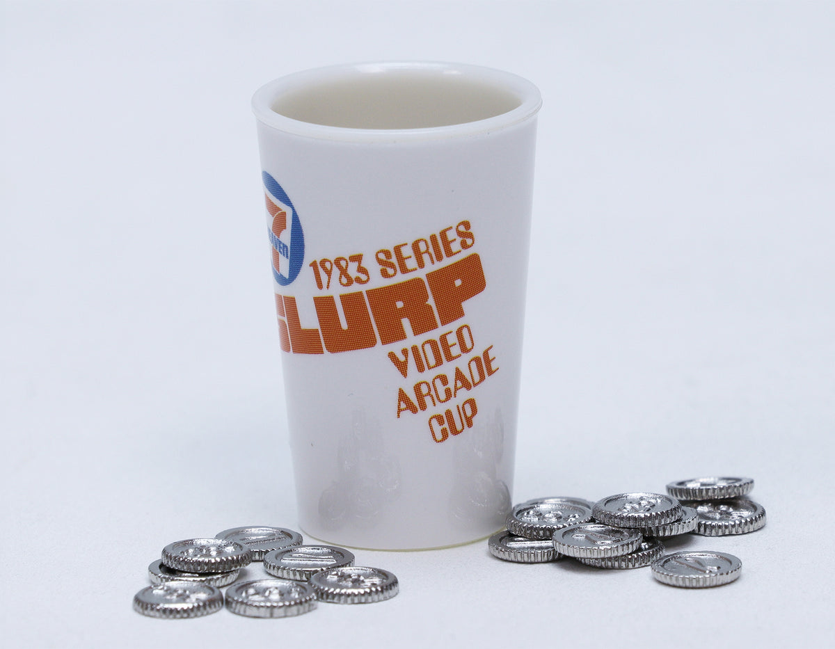SLURP VIDEO ARCADE CUP COINS GUM PACK – New Wave Toys